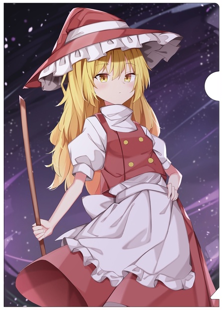 【同人グッズ】赤魔理沙(5) クリアファイル - AbsoluteZero - BOOTH