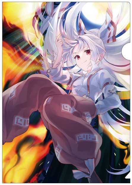 【同人グッズ】藤原妹紅(8) クリアファイル - AbsoluteZero - BOOTH