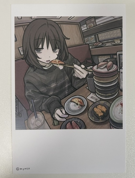 ポストカード【寿司】(postcard: sushi) - spaghetti cult! - BOOTH