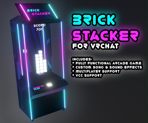 Brick Stacker for VRChat! (Updated) - fembeanie - BOOTH