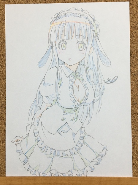 【生原画】弾ける千夜 - 喫茶PIKU×2 - BOOTH