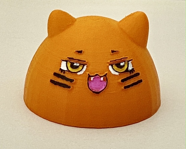 おゆちゃんちシリーズ第一弾 ガーリックシュリンプちゃん顔マネblobcat - のりたま3工房 - BOOTH
