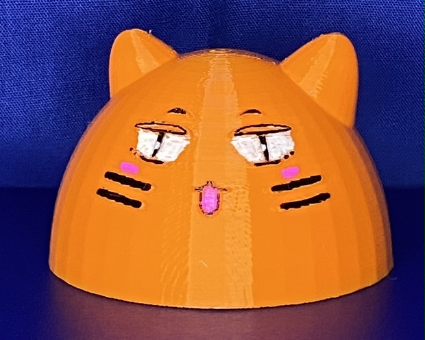 おゆちゃんちシリーズ第二弾 サマオンサちゃん顔マネblobcat - のりたま3工房 - BOOTH