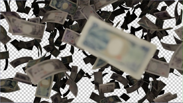 透過＆ループ動画素材：日本紙幣 - Alpha Loop - BOOTH