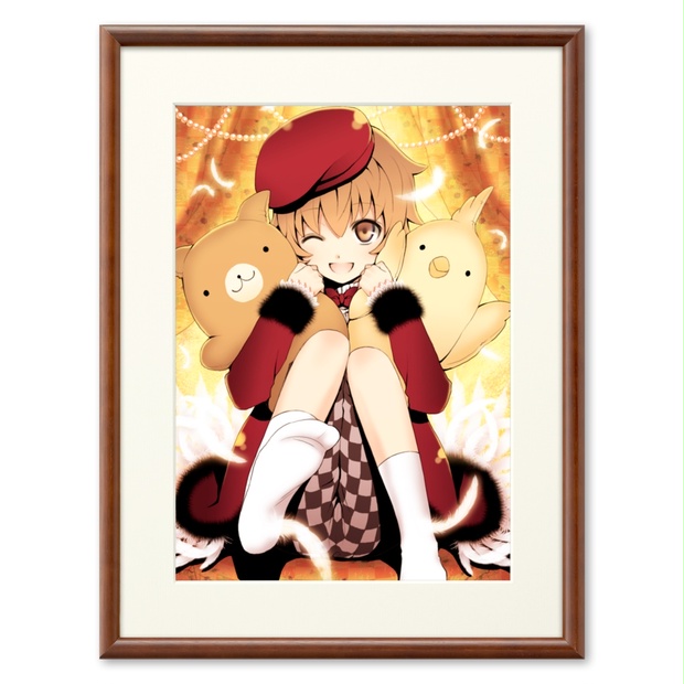 額装付き高精彩複製原画 動物大好きワーグナー - atelierkururu - BOOTH