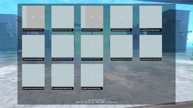 【無料】OSCで時間とか日付とか送信するやつ【VRChat想定】 - 十軒茶屋 - BOOTH