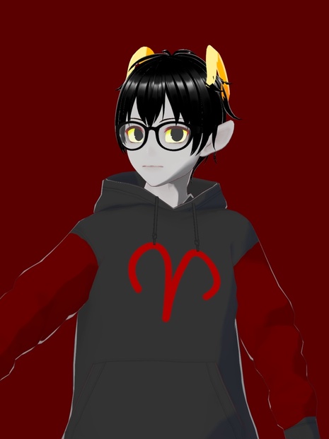 Homestuck Aries Hoodie - Rido JVR - BOOTH