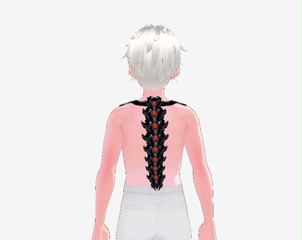 【Vroid】Biomechanical/Cyber Spine サイバースパイン - Ekuly's Creations - BOOTH