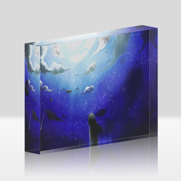 夜空-アクリルブロック - MONOCHROME - BOOTH