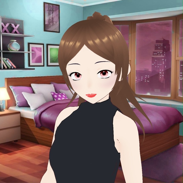 【VRoid】 Pink & Red Soft Eyes - The Ethereal Garden - BOOTH