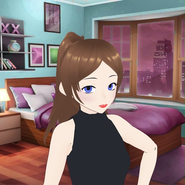 【VRoid】Blue Eyes - The Ethereal Garden - BOOTH