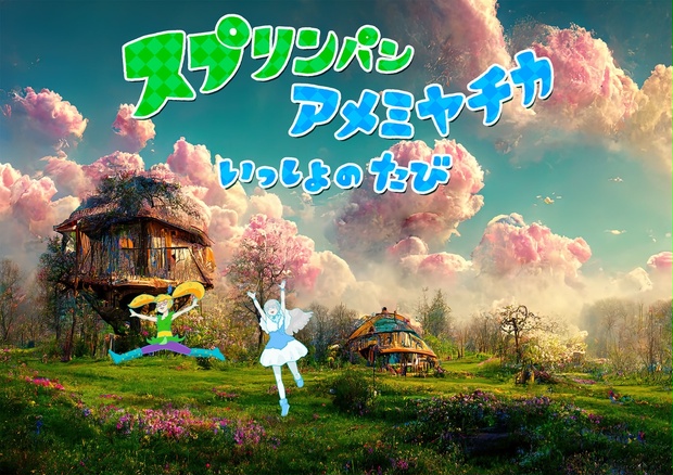 【新刊】『スプリンパン アメミヤチカ いっしょのたび』（ミニ冊子絵本）※送料込 - ANIBOOM-アニブーンショップ - BOOTH