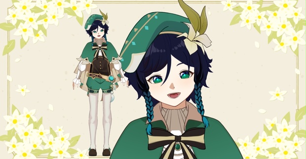 【Genshin】Venti Live2D model - Atelier Okie - BOOTH