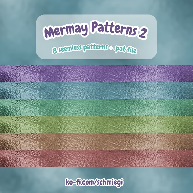 [Free Download] Gold Rush - Pattern Set - Forestcat Illustration - BOOTH