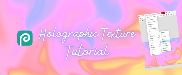 Tutorial - How to create a abstract (holographic) texture in Photopea ...