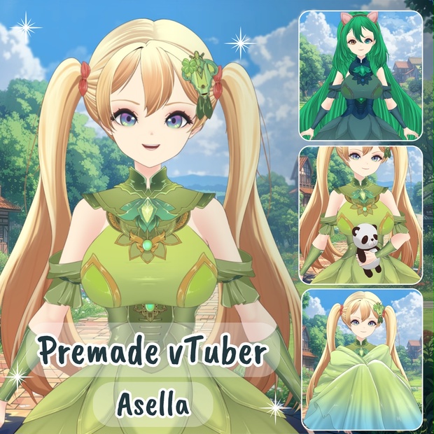 VTuber | Asella, the daughter of the forest | >15 emotes/toggles ...
