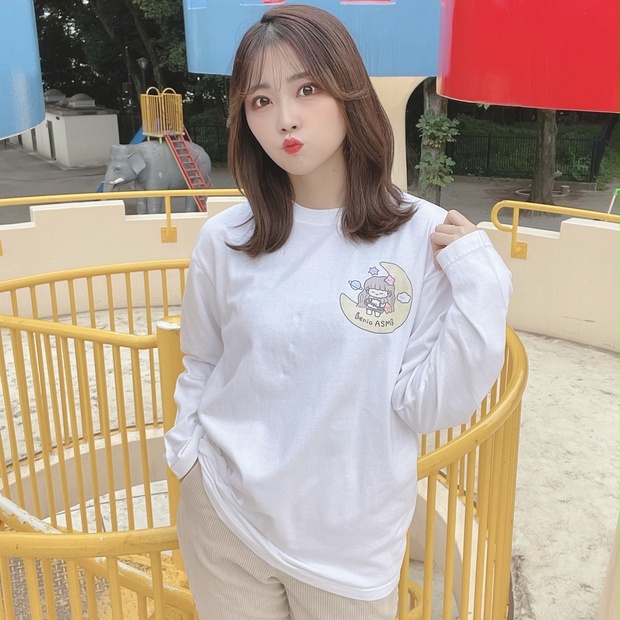 ASMRで眠りたいロングT-Shirt - benio-asmr - BOOTH