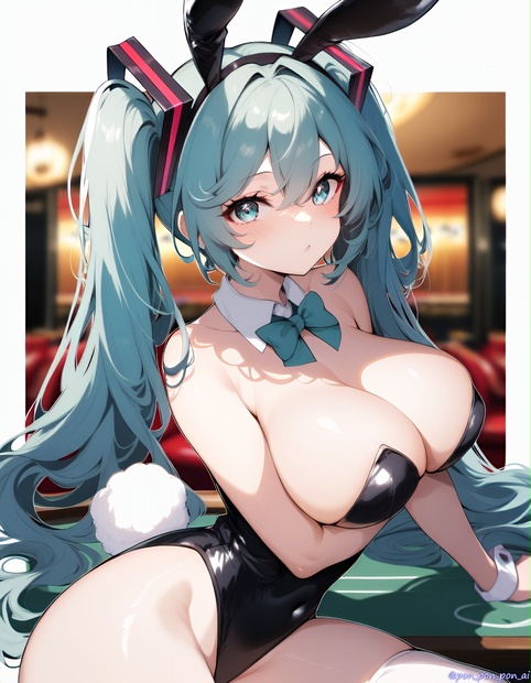 Hatsune Miku illustrations NSFW #02 - pon_pon - BOOTH