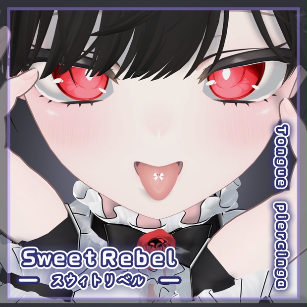 [Sweet Rebel] 🎀 Tongue piercing - YM STORE - BOOTH