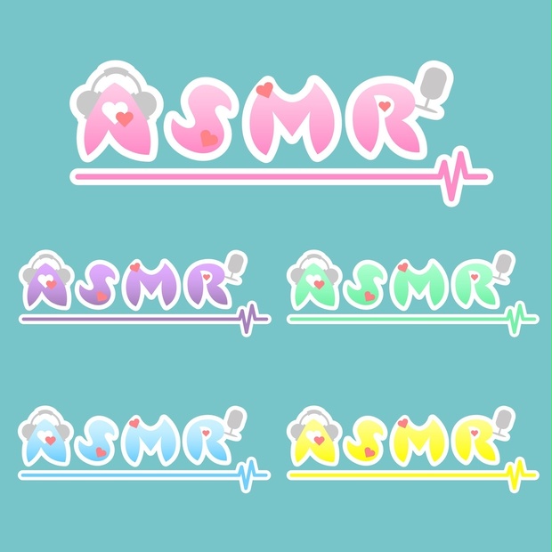 ASMRロゴ - めぐみ@U HOME/デジタル - BOOTH
