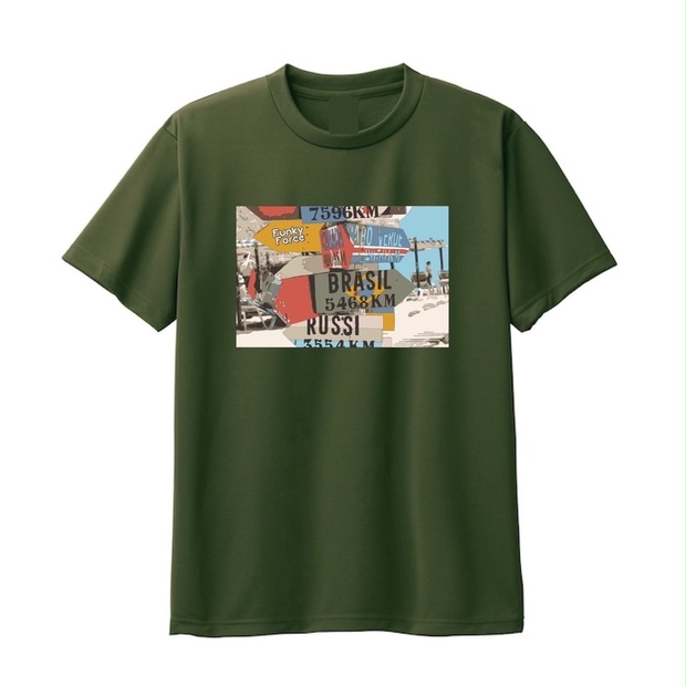 Funky force T khaki - 村冨将志画伯ショップ - BOOTH