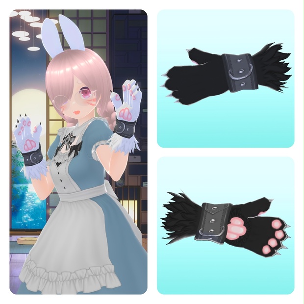 Cuffed Cat Paws ♡ - Cherrily - BOOTH