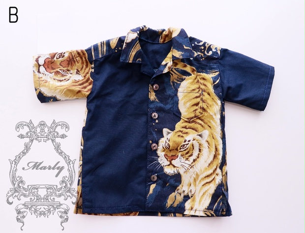 ドールSD17サイズ 虎柄アロハシャツB - 暁屋 Marly - BOOTH