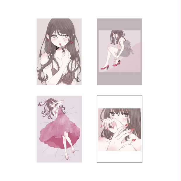 ポストカード（恋と××展2） - amour. - BOOTH