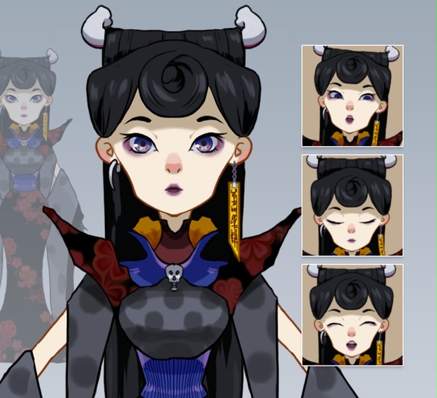 【無料】【live2dモデル】Live2D Model ED001_Female【VTS対応】 - Moox - BOOTH