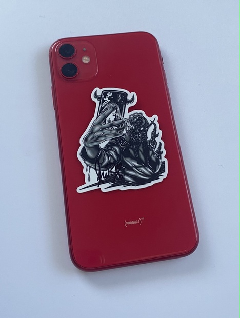 ｢SNS＆匿名｣ステッカー【直筆サイン入り】 - 倫鈴/RINRIN - BOOTH