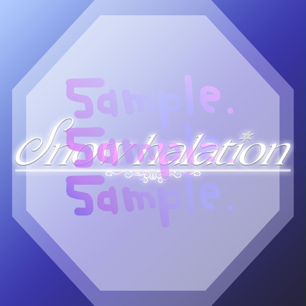 無料版あり 「Snow halation／μ's」っぽいロゴ - っぽいロゴ屋 - BOOTH