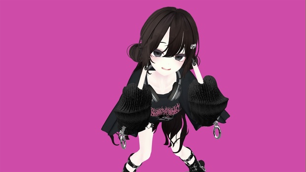 허리숙이고빠큐포즈 - DIMPLE - BOOTH