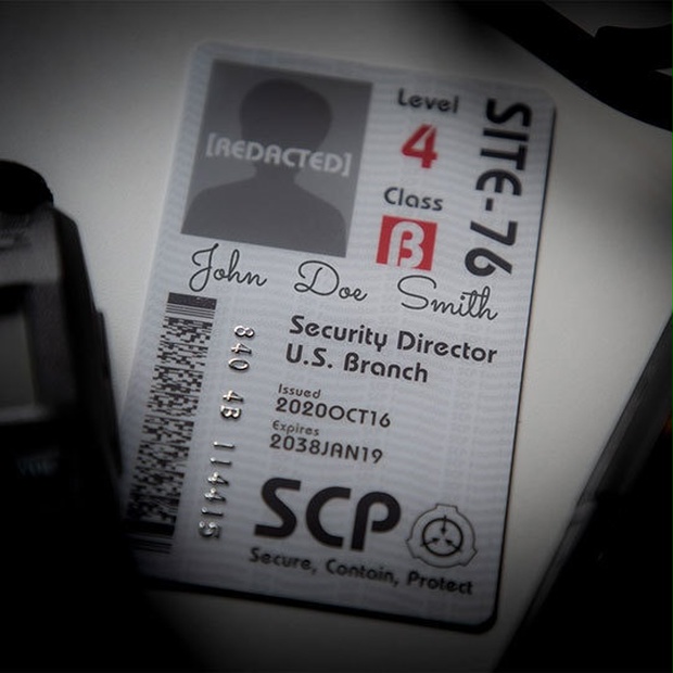 SCP財団 記名式認証カード - ほくしん堂 - BOOTH