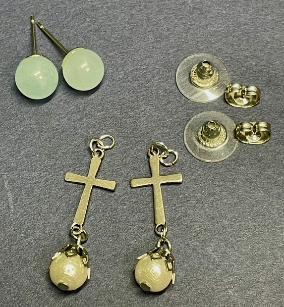 ブルーカルセドニーピアス - SlyDogs & Rabbit’s Sin. - BOOTH