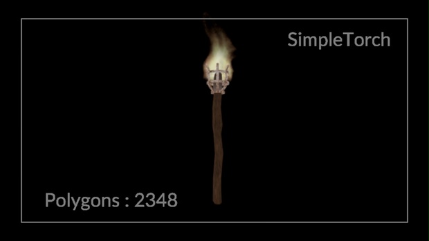 【VRChat想定】Simple Torch - asayao - BOOTH