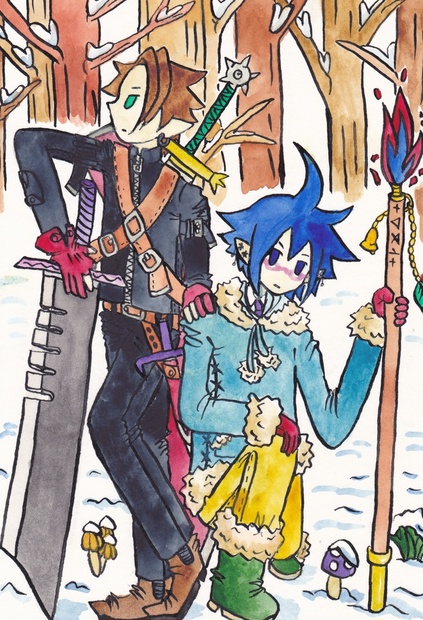 イラスト01【雪山】 - maison - BOOTH