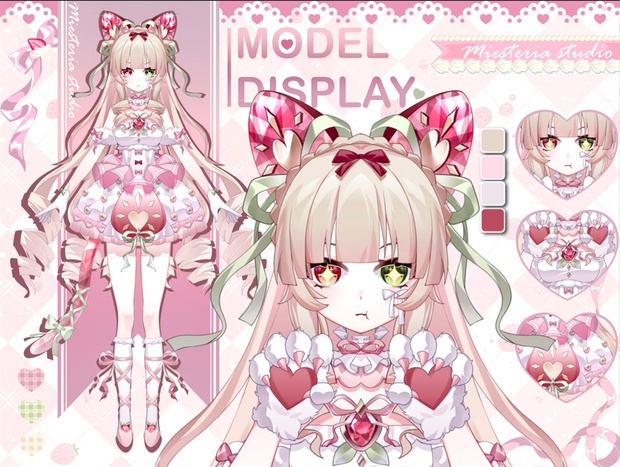 「live2dモデル」BerryNeko - 2dlivemodelStudio - BOOTH