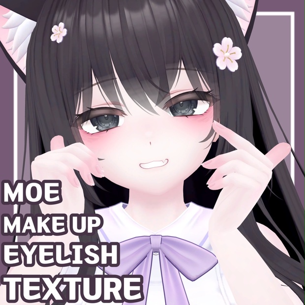 Makeup + Eyelish texture for MOE - nenkantzz - BOOTH
