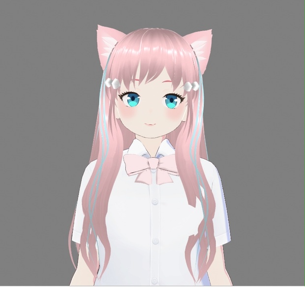 vrm 3D Model virtual live broadcast secondary animation file - suiyan ...