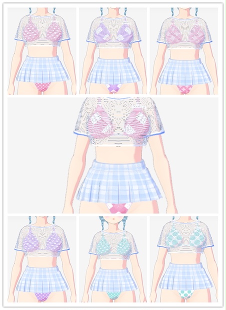 VRoid Swimsuit+vrm+ Swimsuit+MMD dance file VMD - suiyan - BOOTH