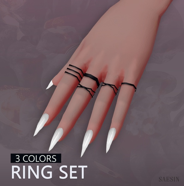 Rings Set • 3 Colors - saesin - BOOTH