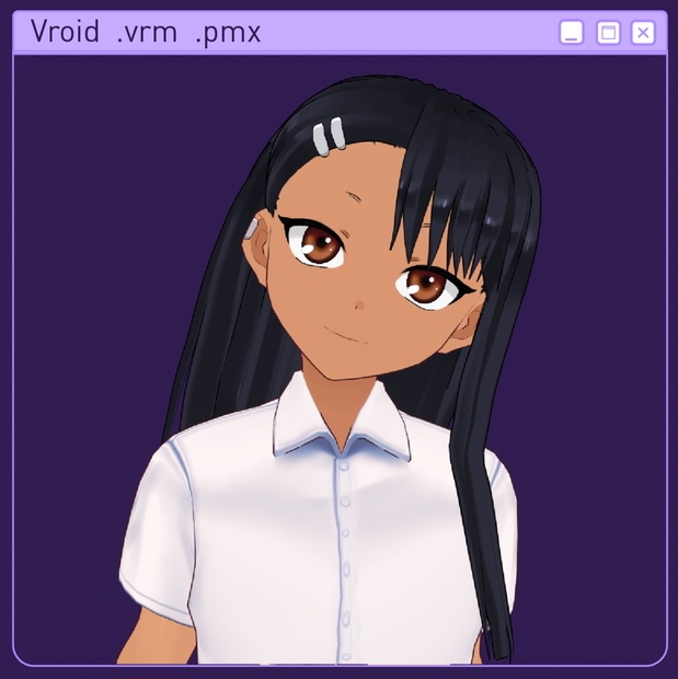 Vroid 3d model Nagatoro Uniform .vrm .pmx - Kitzoomer - BOOTH