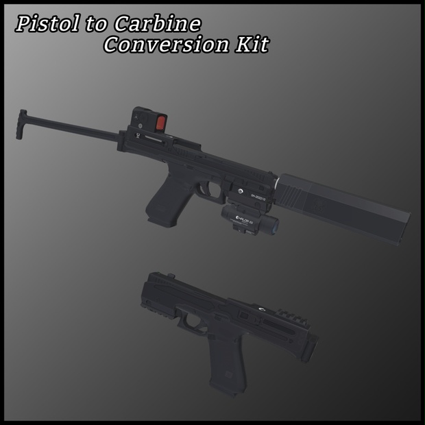 Pistol to Carbine Conversion Kit - hajimata雑貨店 - BOOTH