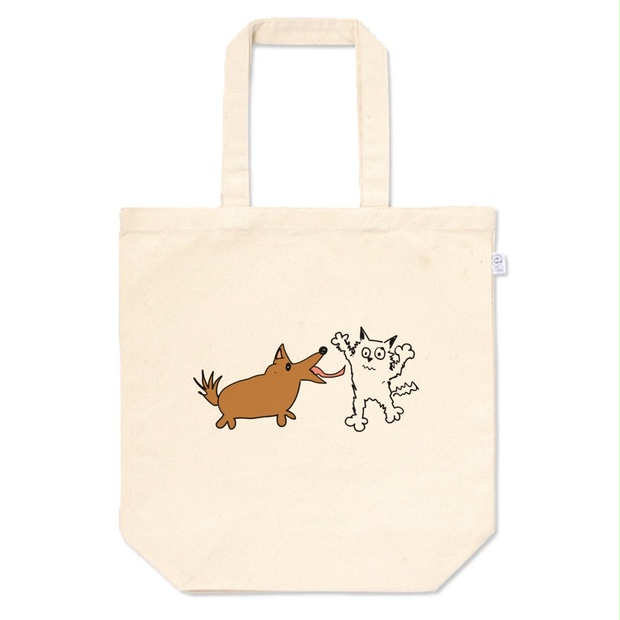 犬と猫のトートバッグ－Mサイズ－ - ソルシショップ - BOOTH