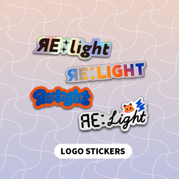 Logo stickers - ЯE:LIGHT STORE - BOOTH