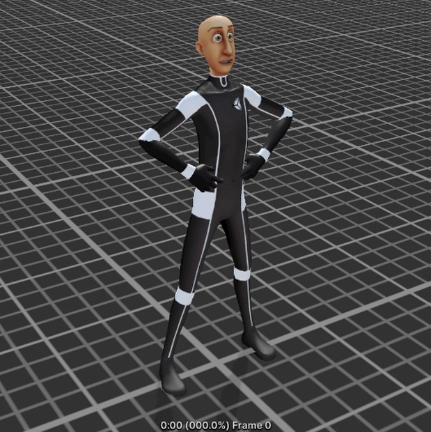 Hand On Hip / VRChat Unity Standing Idle Animation - ryn-kakao - BOOTH