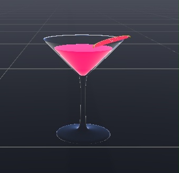 【blender】【FBX】カクテル コスモポリタン【unityパッケージ】 - yxx - BOOTH