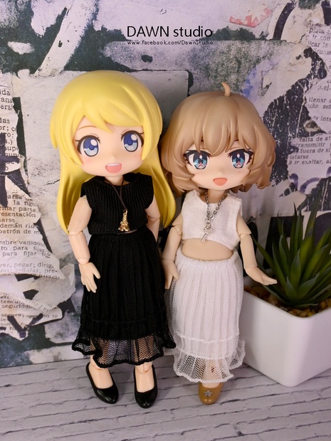 オビツ11 服 チュールスロングスカート - Dawn studio - BOOTH