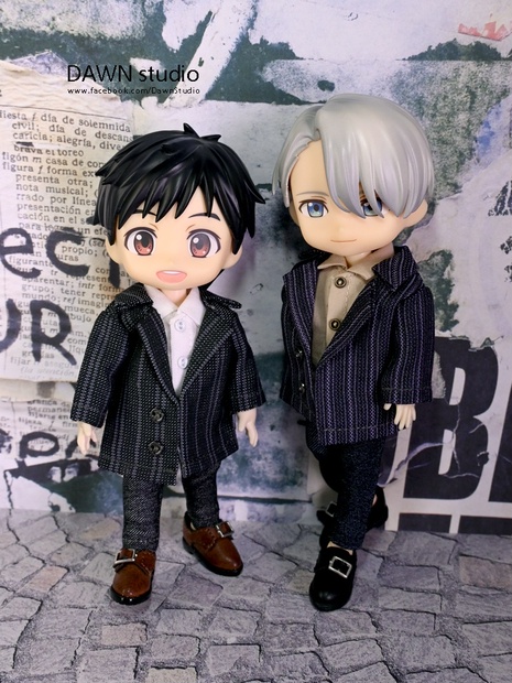 オビツ11 服 ストライプテーラードジャケット - Dawn studio - BOOTH