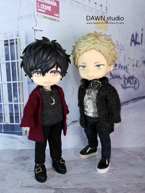 オビツ11 服 シンプル無地ニットカーディガン - Dawn studio - BOOTH